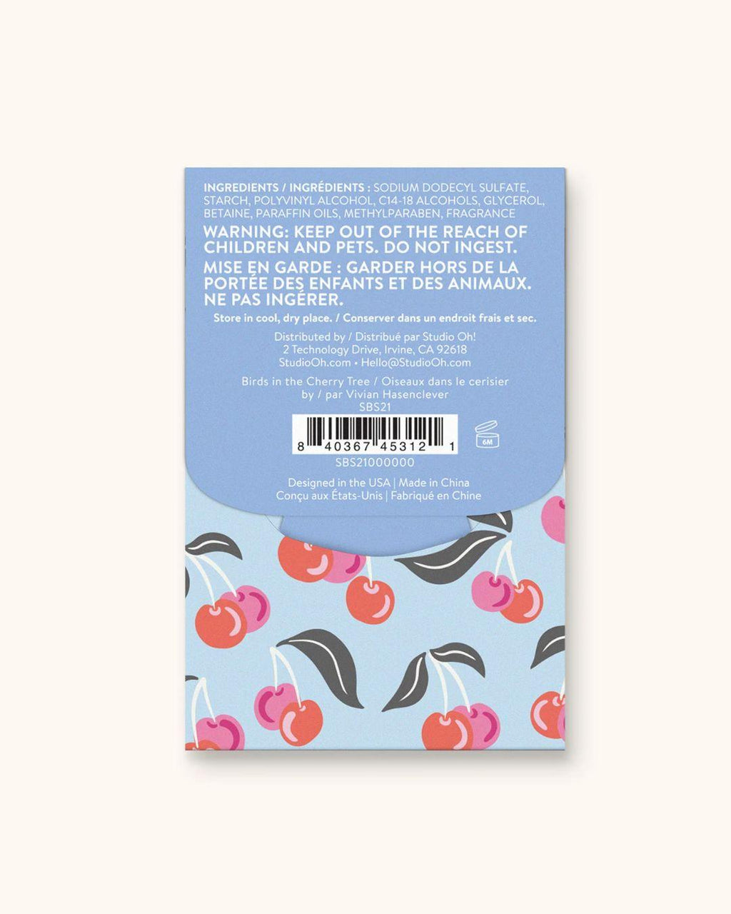 Travel Soap Sheets Box 100 - Cherry Tree – Madame Fancy Pants