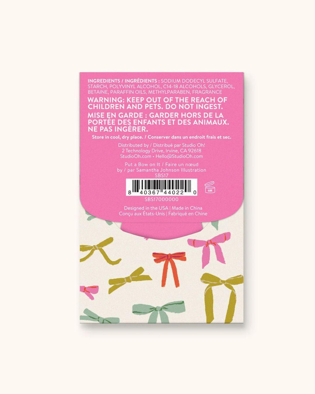 Travel Soap Sheets Box 100 - Put a Bow on It – Madame Fancy Pants