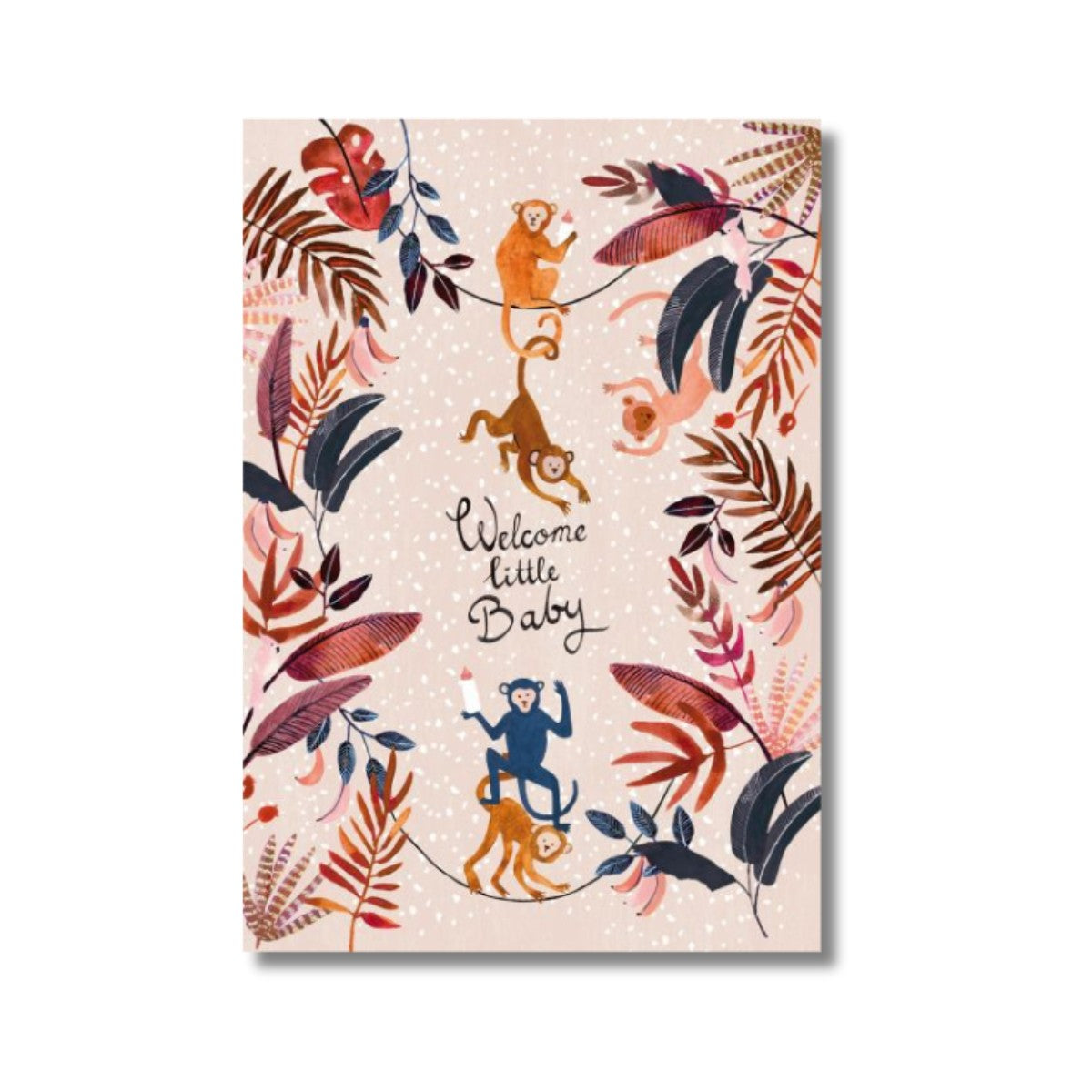 Baby Card - New Baby Monkey – Madame Fancy Pants